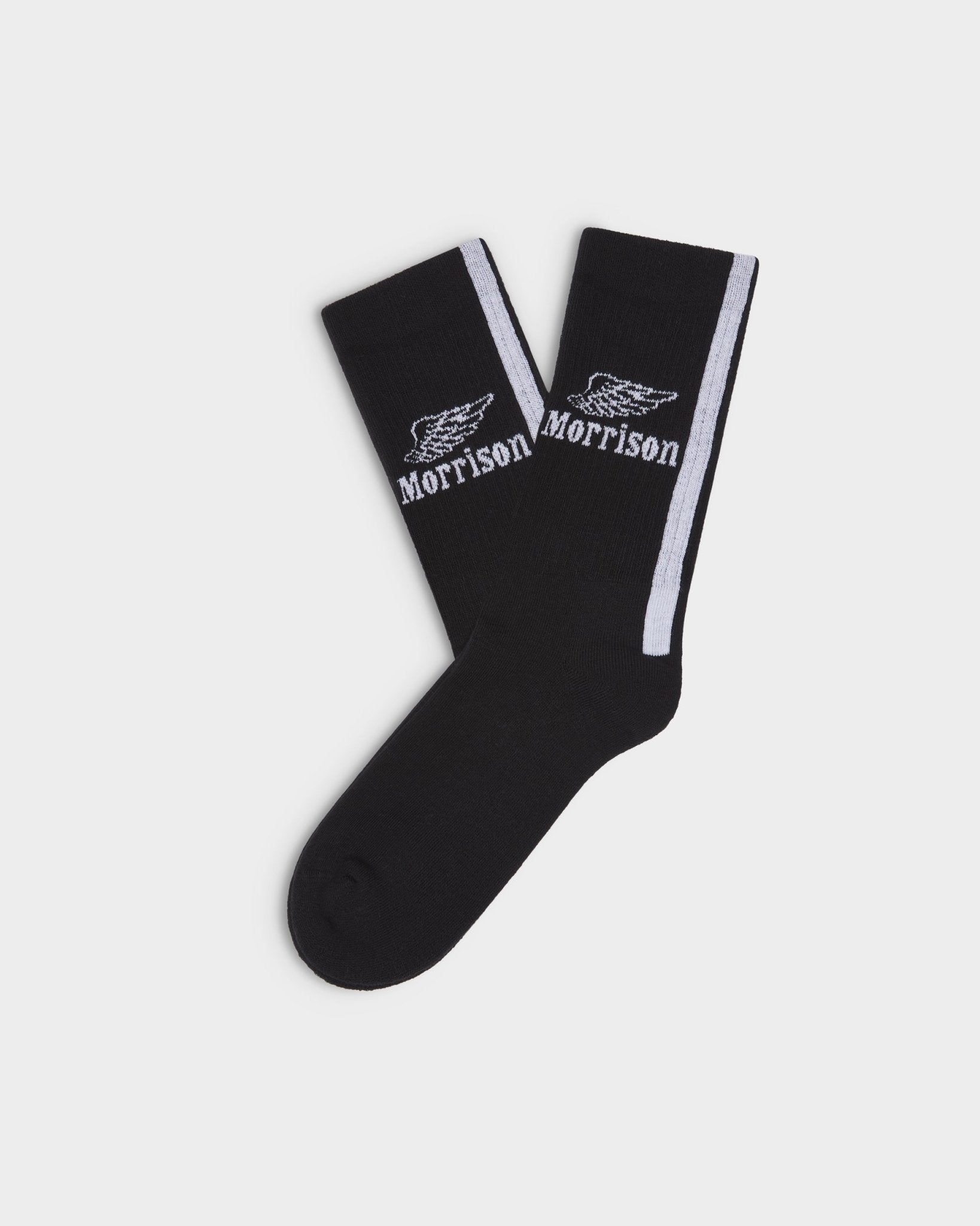 Basic Black Wing | Black Socks | Morrison – Morrison Shoes