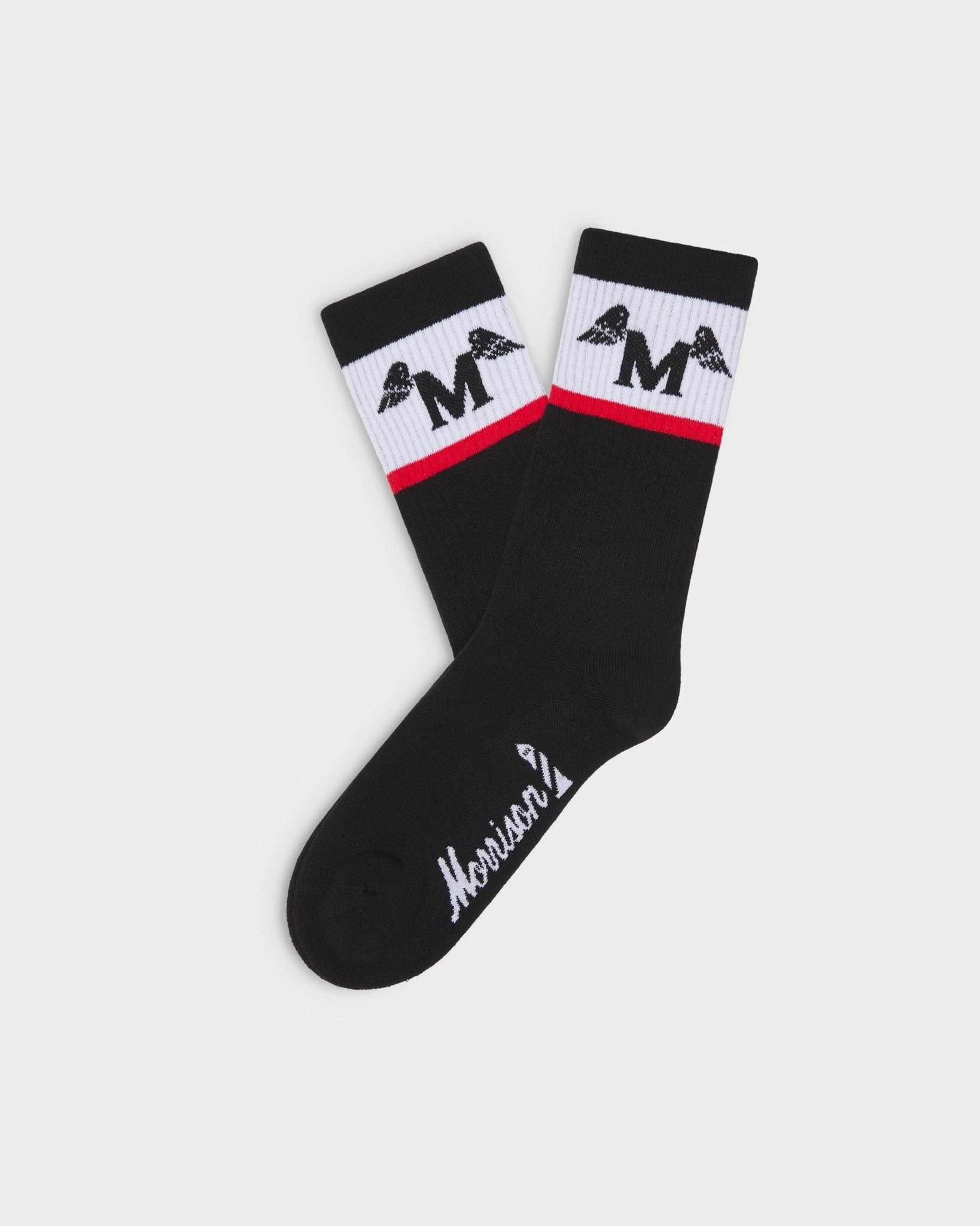 Basic Black Wings | Black Socks | Morrison – Morrison Shoes