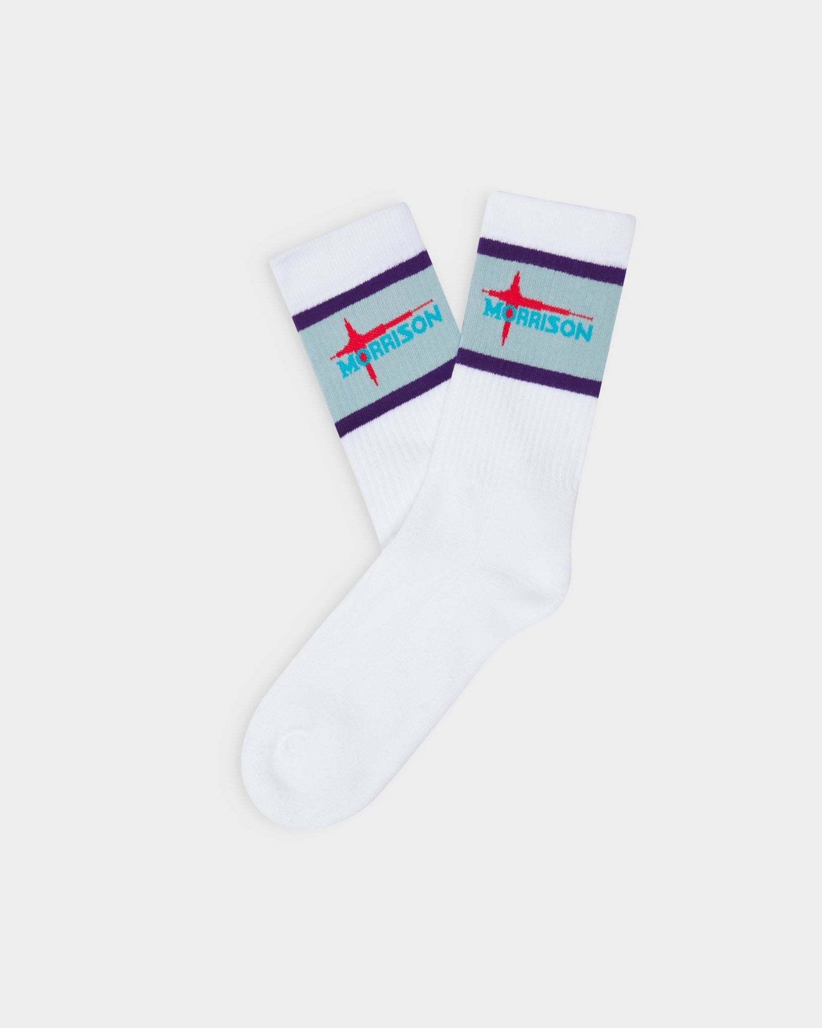 Basic Blue Spark | White Socks | Morrison – Morrison Shoes