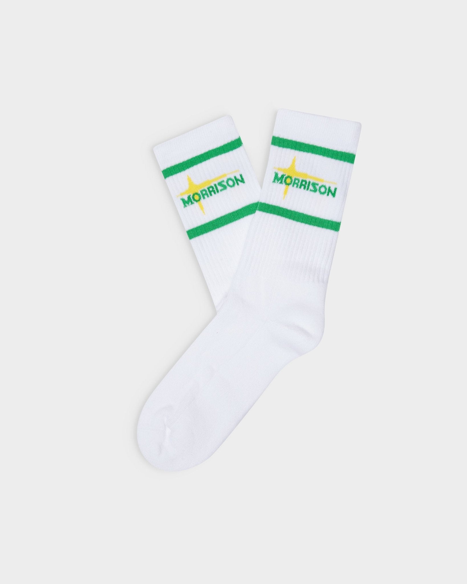 Basic Green Spark | White Socks | Morrison – Morrison Shoes