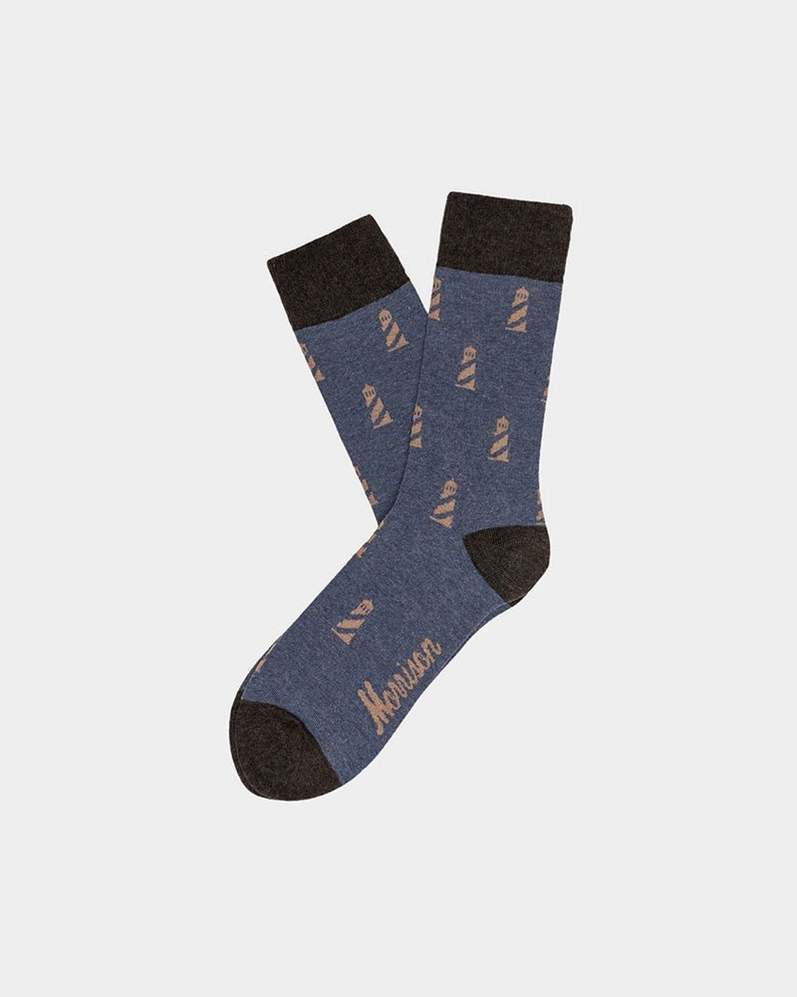 Denim Blue LH | Blue Socks | Morrison – Morrison Shoes