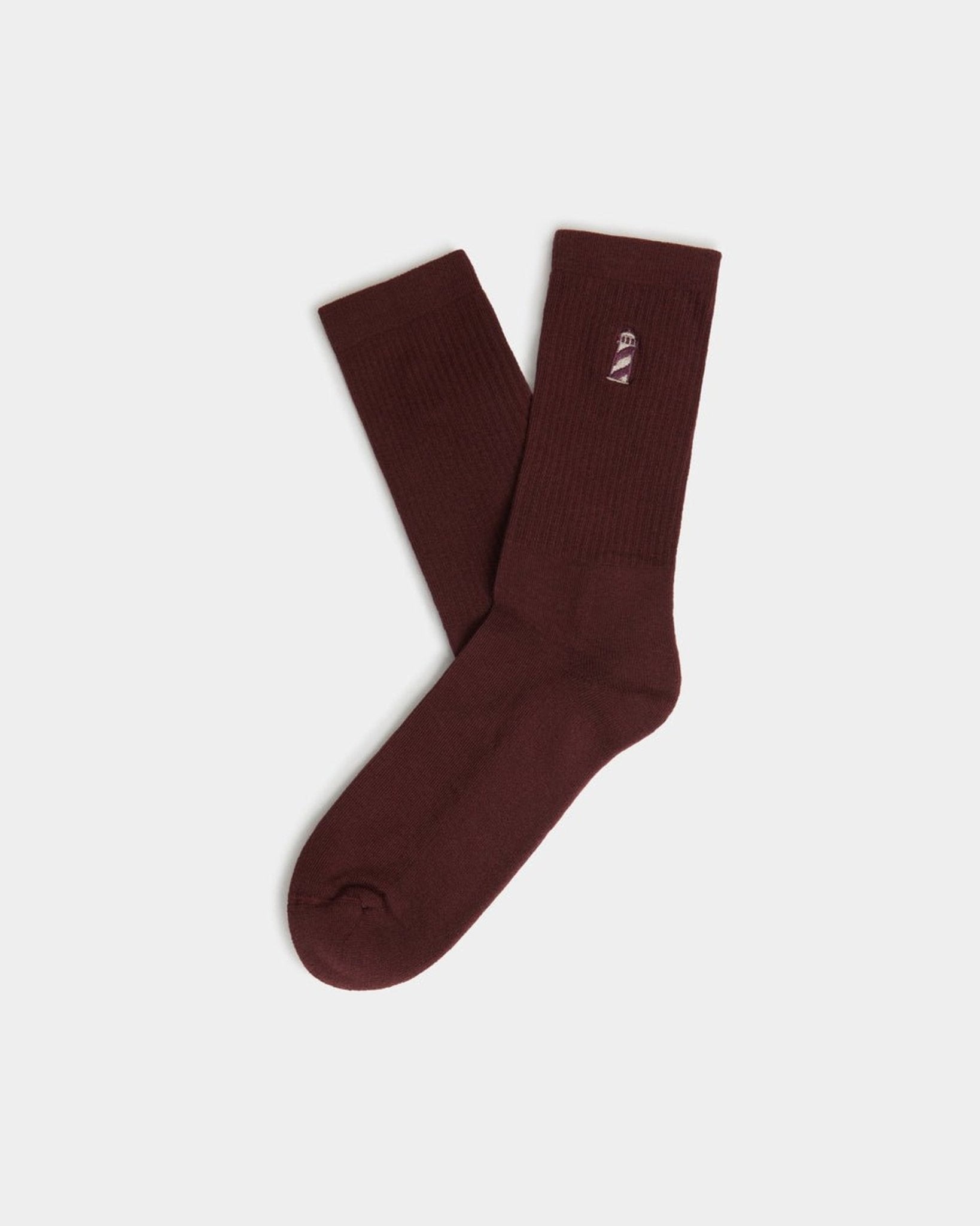 Roller Basic Burgundy | Maroon Socks | Morrison – Morrison Shoes