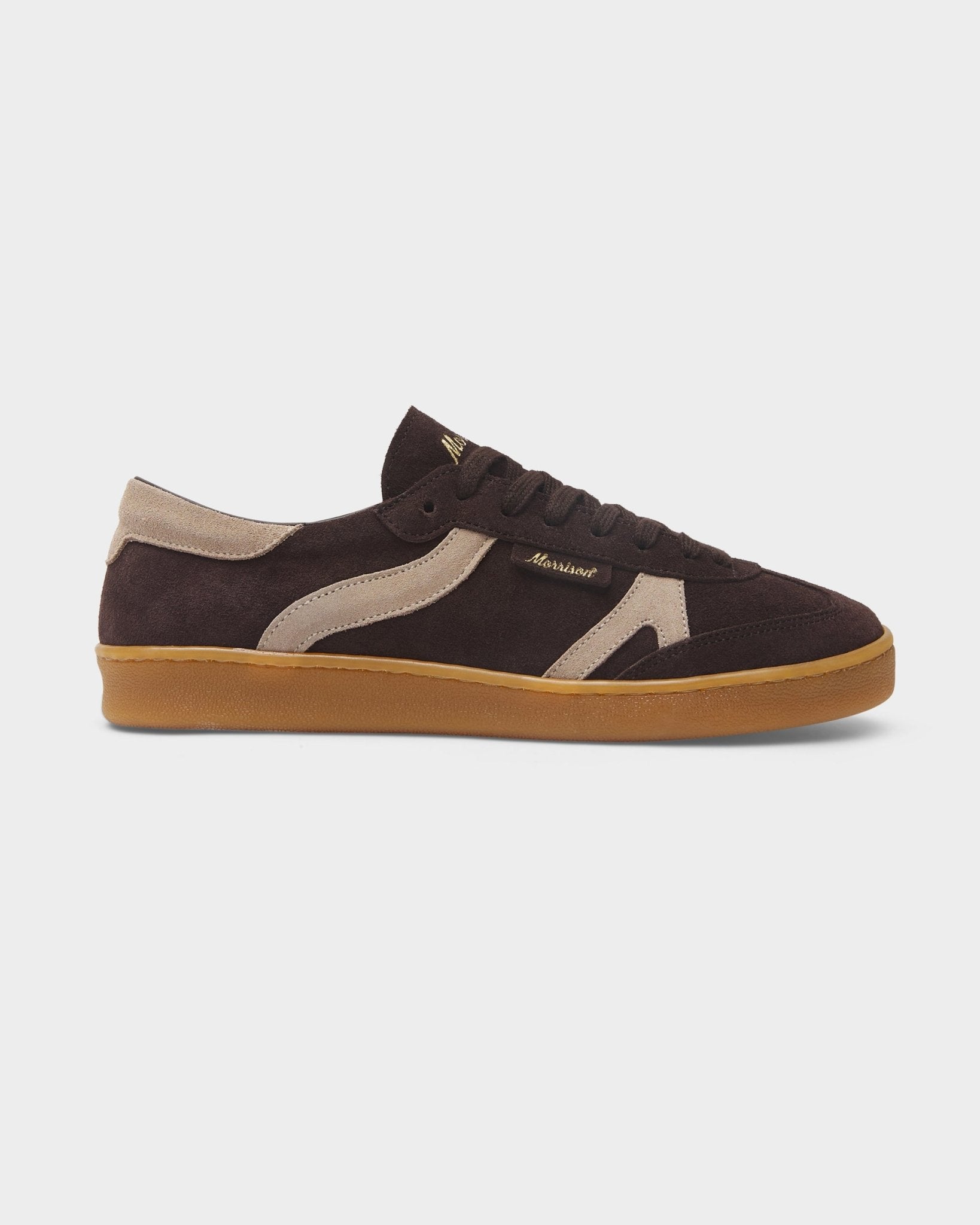 Nineties II Walnut | Brown Suede Sneakers | Morrison – Morrison Shoes